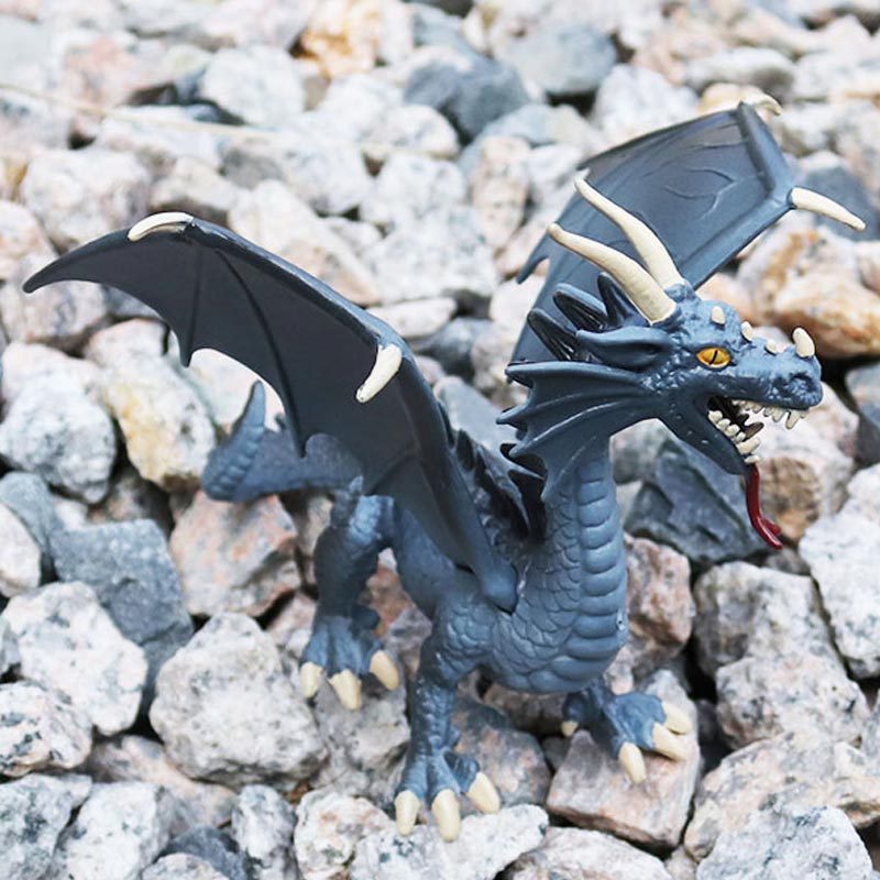 Jurassic solid blue dragon model simulation dinosaur Western flying ...