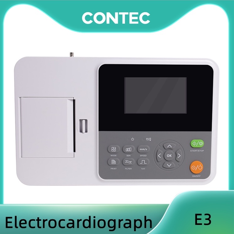 CONTEC E3 3 Channel 12 lead Touch ECG Electrocardiograph ...