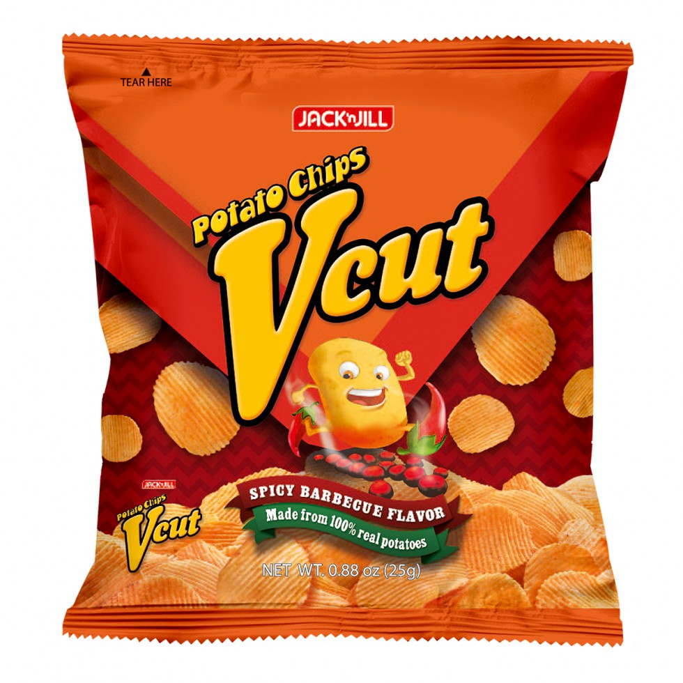 Jack N Jill V-cut Spicy Barbecue Flavor 25g | Shopee Philippines