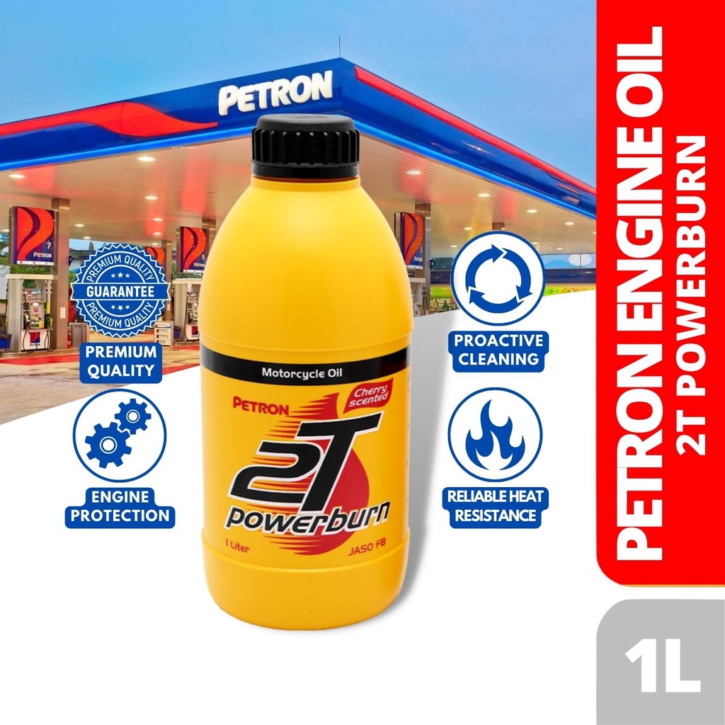 PETRON 2T Powerburn (1L) - 5909 petron lube happy engine oil motor ...