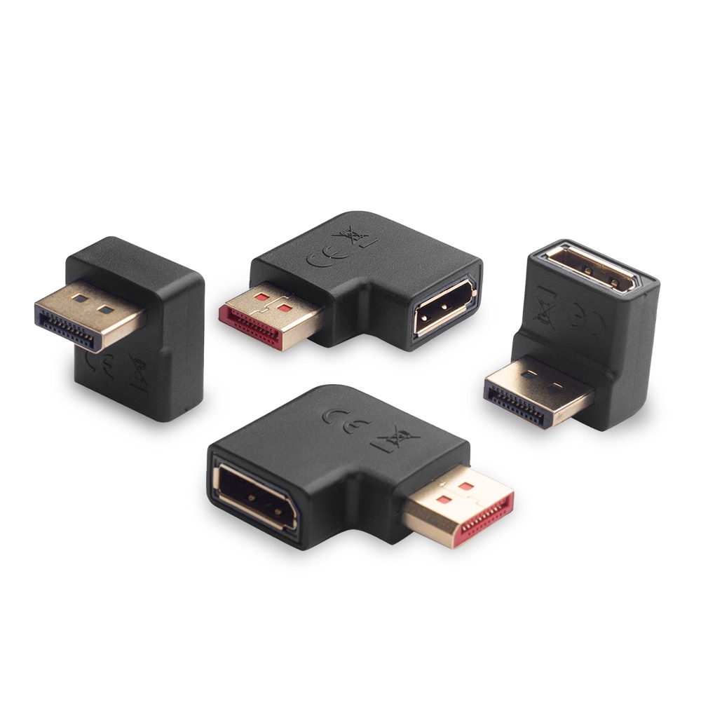 90-degree Displayport cable adapter 4k/60Hz 2K/144Hz Dp 1.2 male to ...