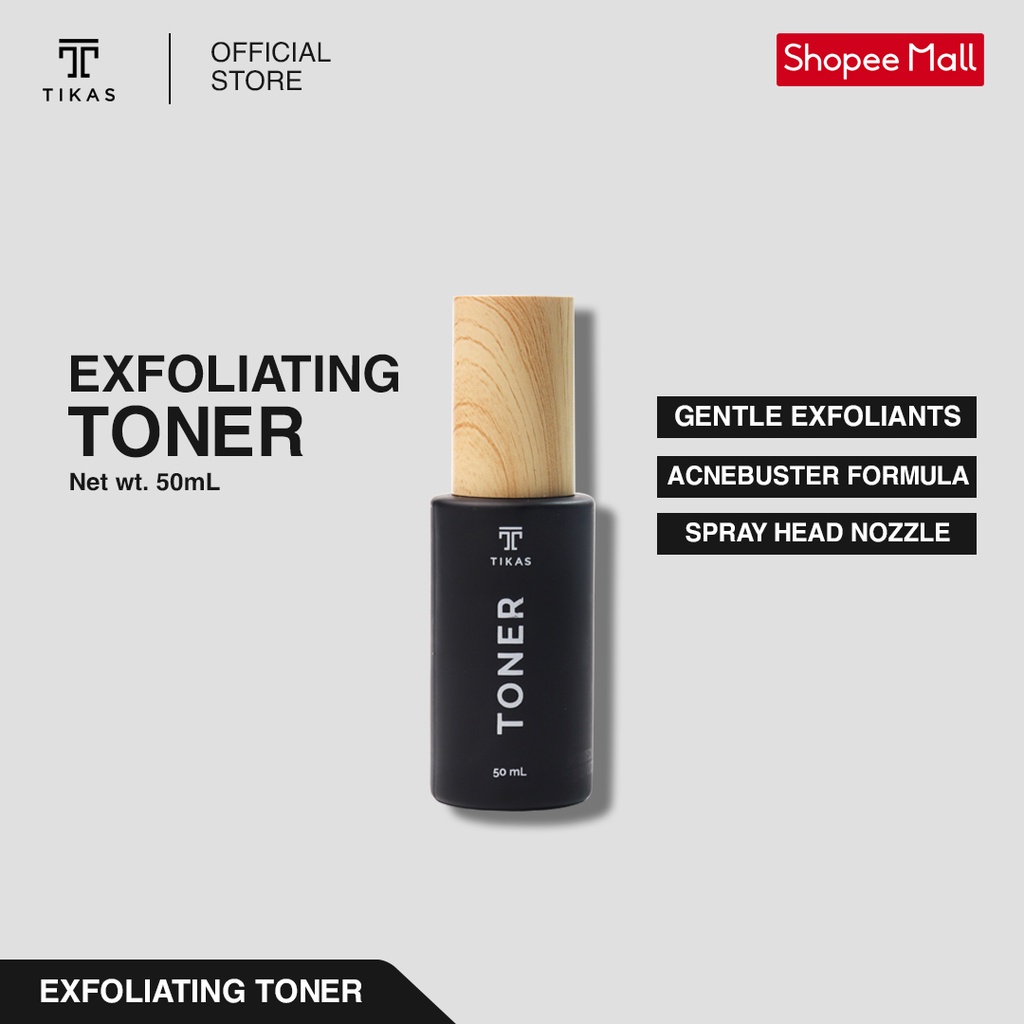 Tikas Exfoliating Gentle Facial Toner Lactic Acid, Salicylic Acid ...