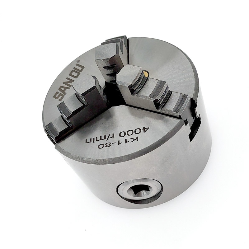 1Set K11-80 3 Jaws Manual Lathe Chuck With Turning Machine Tools ...