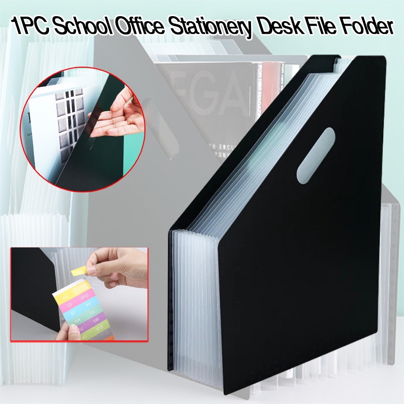 A4 Standing Slanted Expandable File Holder Organizer | Shopee Philippines