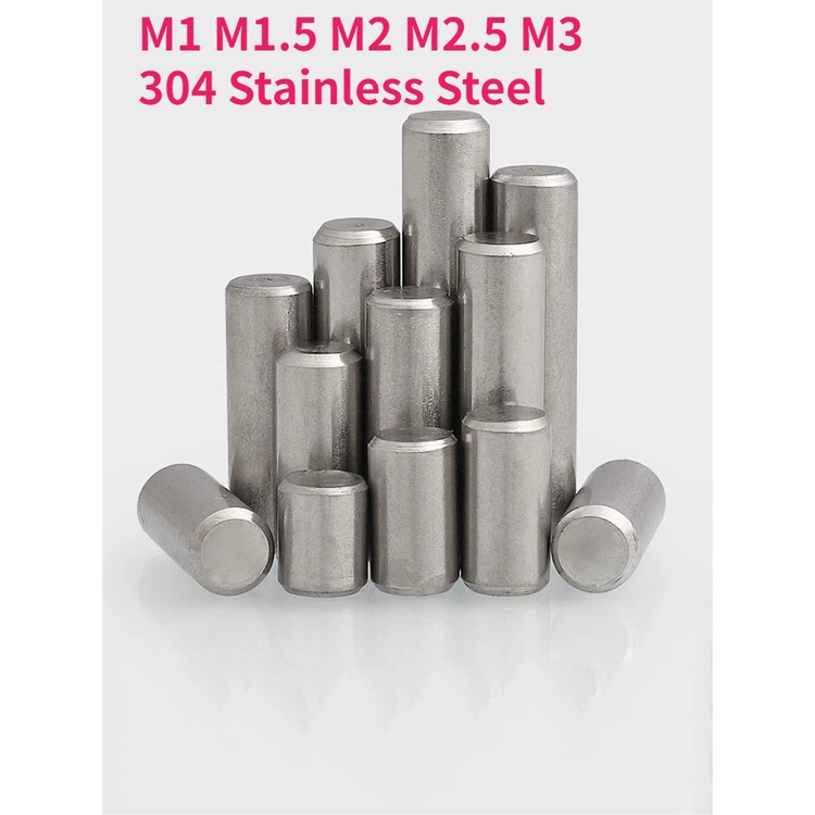 M1 M1.5 M2 M2.5 M3 304 Stainless Steel GB119 Cylindrical Pin Locating ...