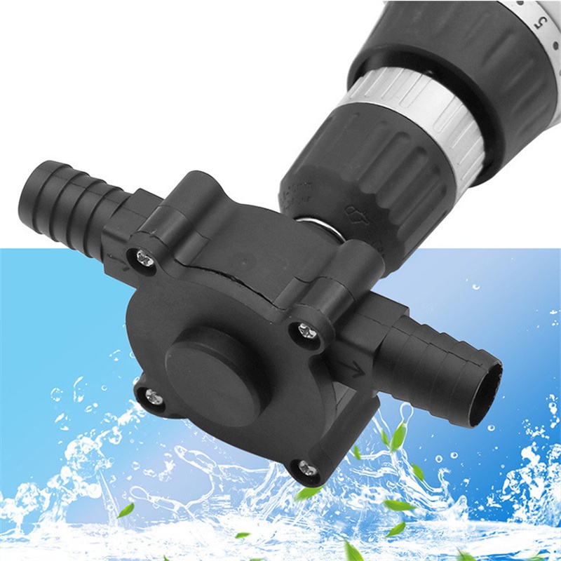 Portable Electric Drill Pump Diesel Oil Fluid Water Pump Mini Hand Self ...