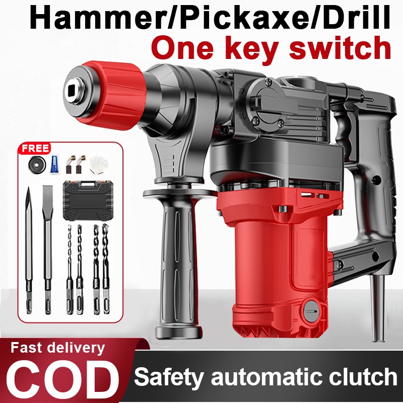 Electric Hammer 2200W Rotary Hammer Drill Chipping Gun/Chipping Hammer ...