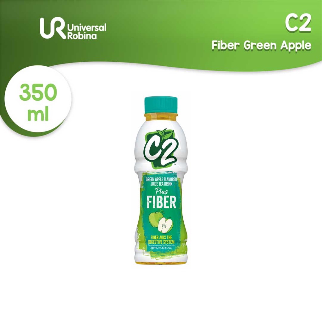 C2 Plus Fiber Green Apple (350ml) | Shopee Philippines