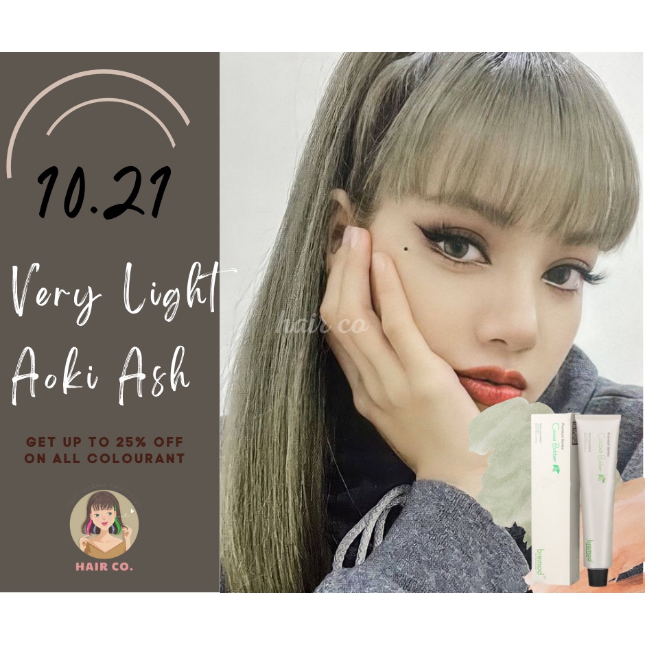 10.21 Very Light Aoki Premium Hair Color Dye100ml | Shopee Philippines