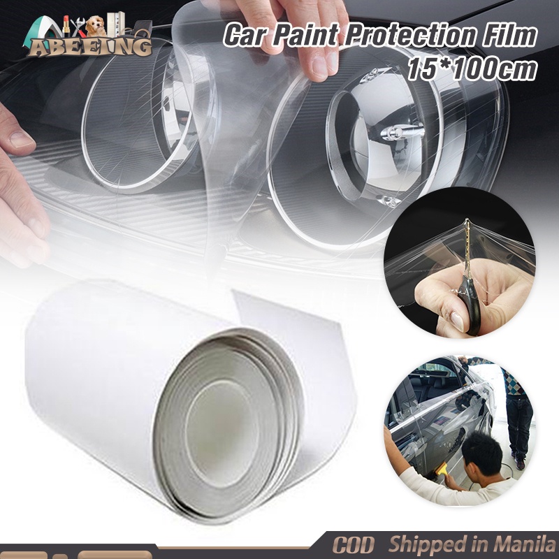 Car Transparent Paint Protection Film 15*100CM Bike Bicycle Frame ...