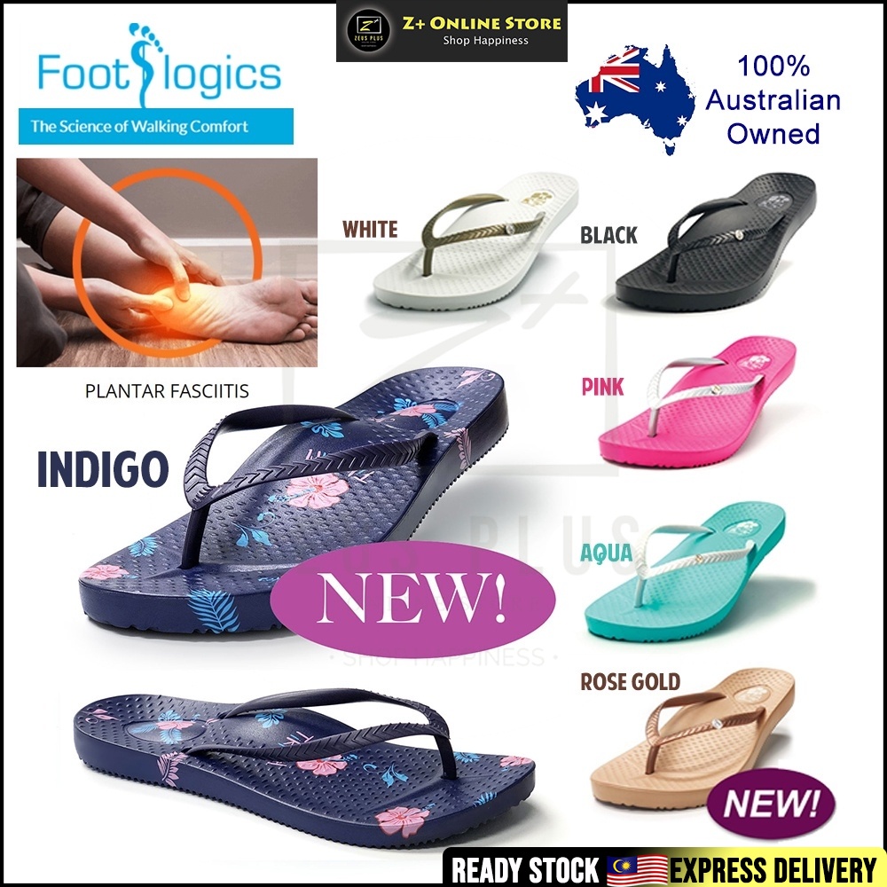 FOOTLOGICS TIKI GIRL Orthotic Flip Flop Sandal Slipper Arch Support ...