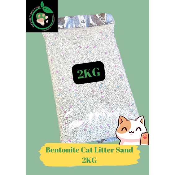 Bentonite Cat Litter sand super clumping 2KG per pack | Shopee Philippines