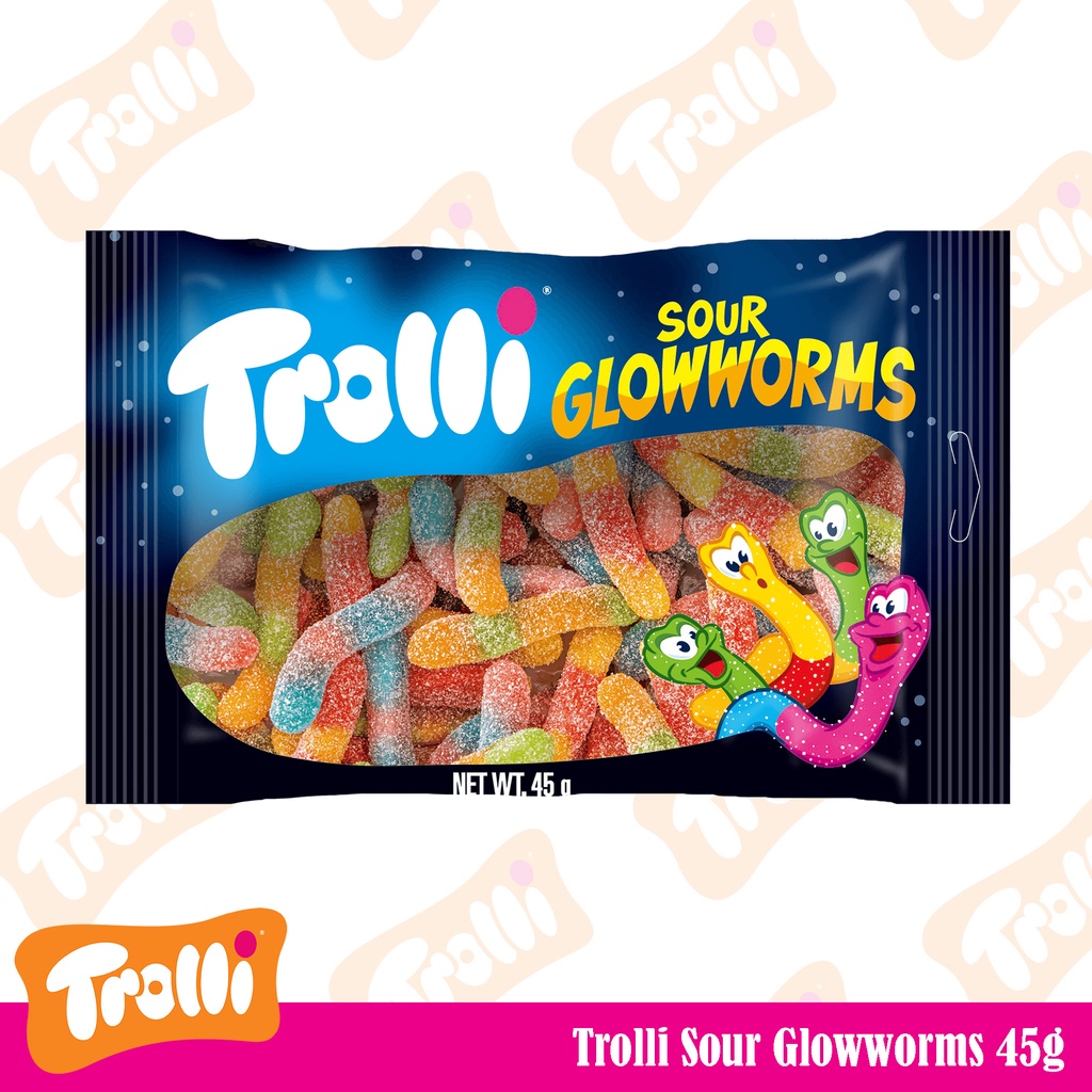 Trolli Sour Glowworms 45g | Shopee Philippines