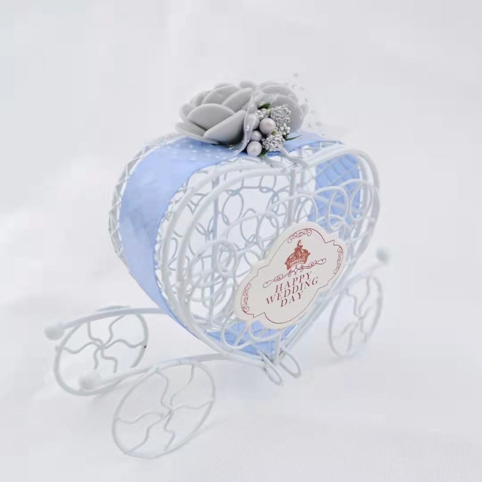 1 pc dusty blue Metal carriage wedding Unique Debut Giveaways Souvenirs ...