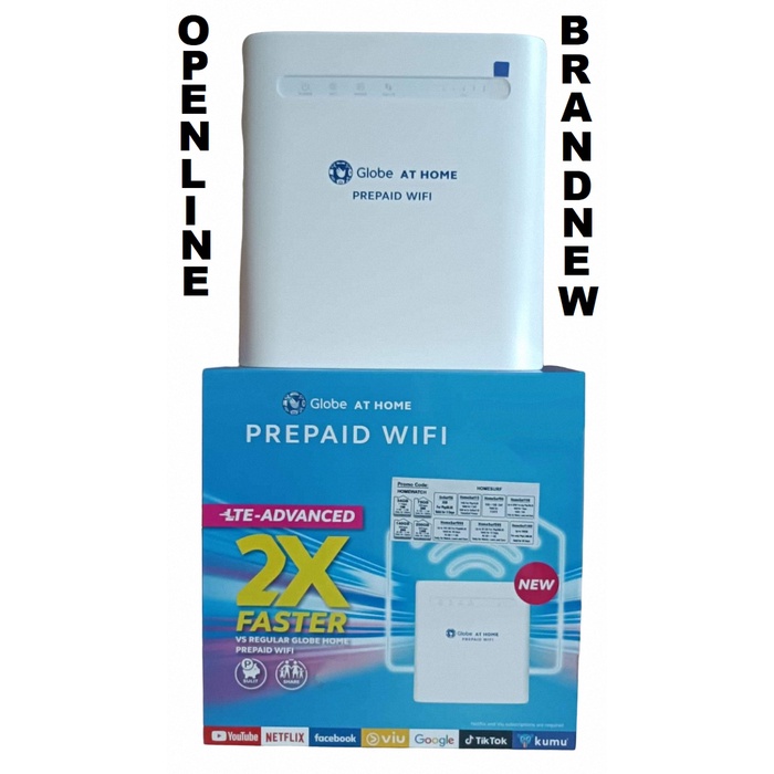 OPENLINE! Globe At Home Prepaid WiFi LTE-Advanced CAT7 (ZTE MF286RA ...