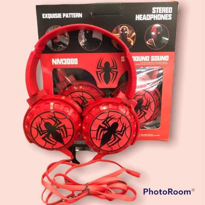 Character headphones HELLO KITTY, CAPTAIN AMERICA, SPIDERMAN, SUPERMAN ...