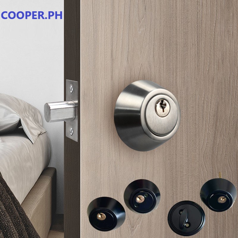 COOPER.PH BLACK Deadbolt HIGH QUALITY BLACK GOLD SILVER Door Knob ...