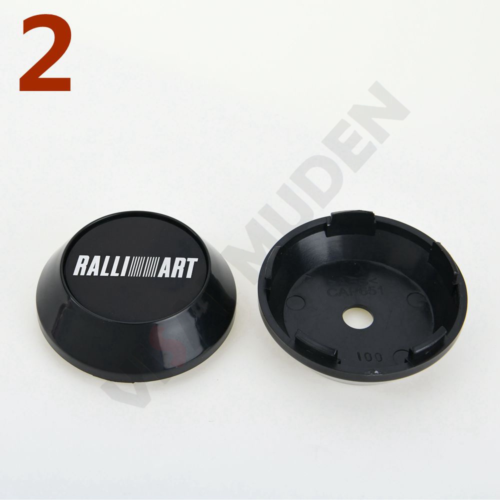 4PCS 65MM/60MM Rim Cap MITSUBISHI RALLIART MIVEC Sticker Wheel Cover ...