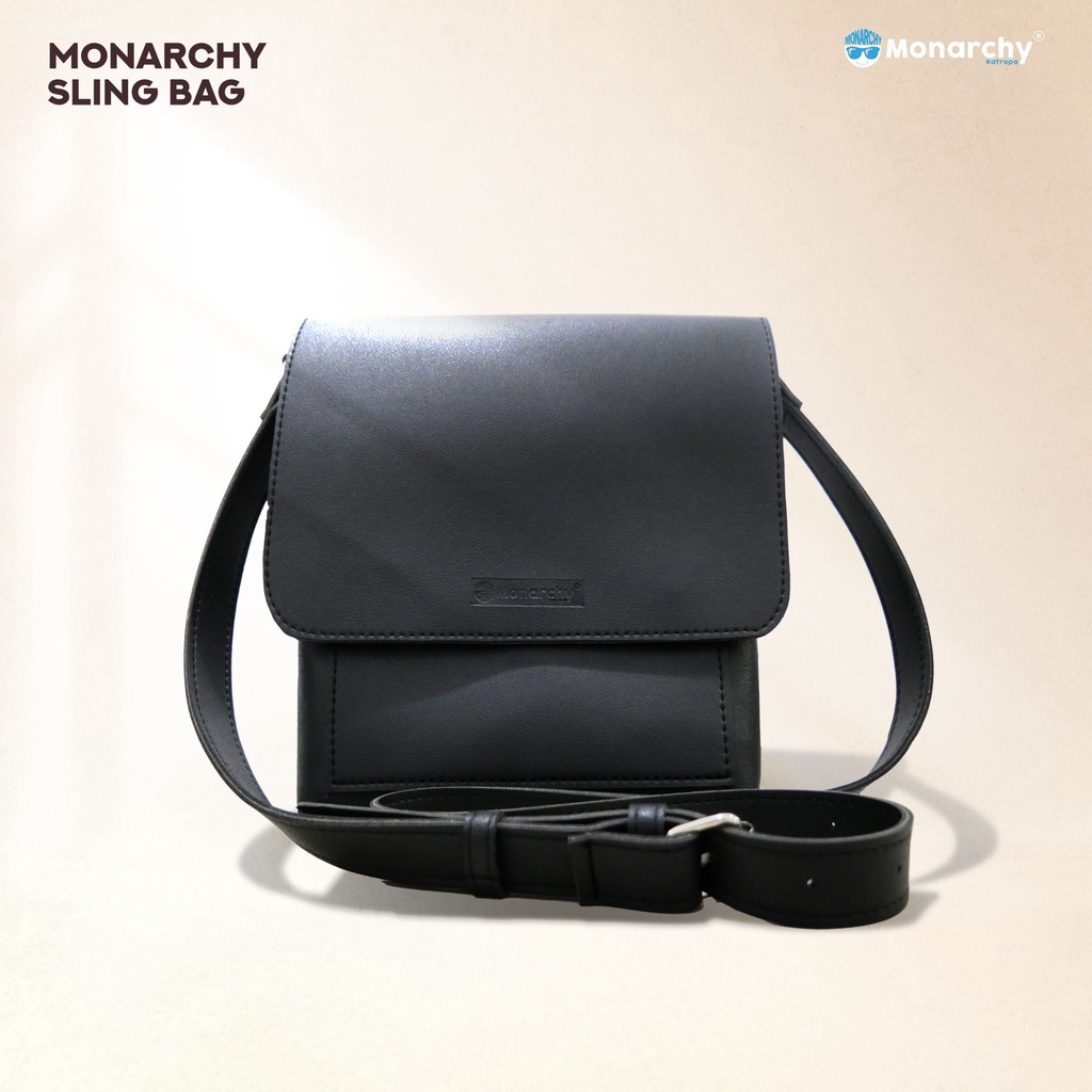 Monarchy Courage Vegan Leather Sling Bag | Minimalist | for Men and ...