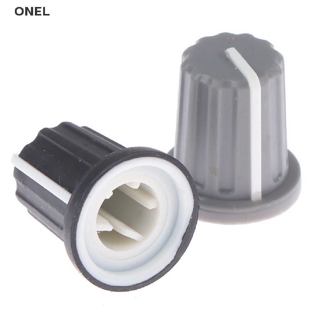 on 5pcs Rubber Half Shaft Knob Potentiometer Encoder Knob 270 Degree D ...