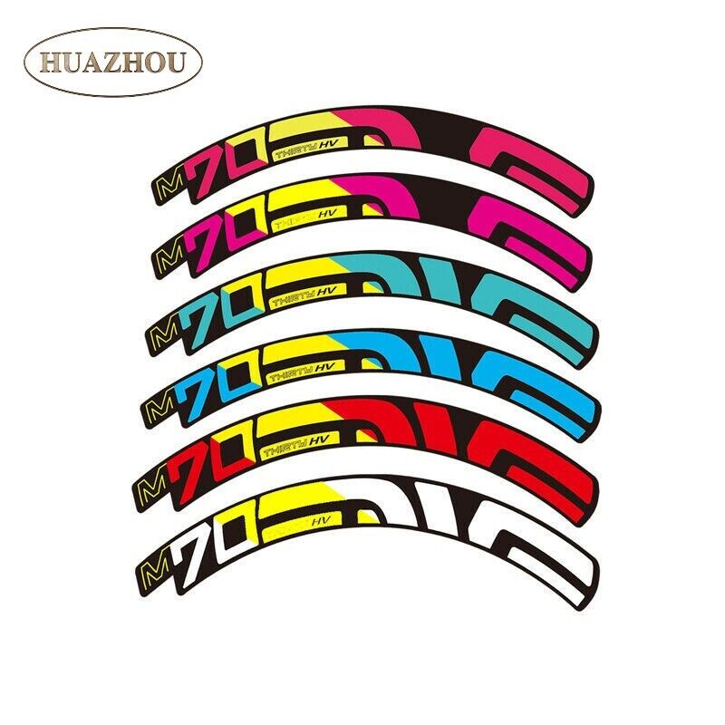 Wheelset Stickers for MTB M70 HV Yeti Santa Cruz Fast Cycling ...