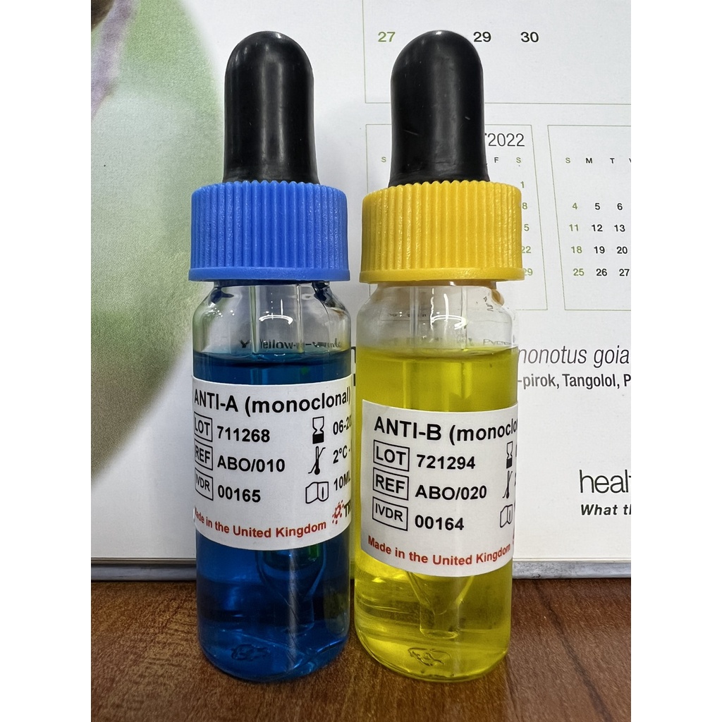 (Trusera) Anti-A, B MONOCLONAL & D BLEND RHESUS | Shopee Philippines