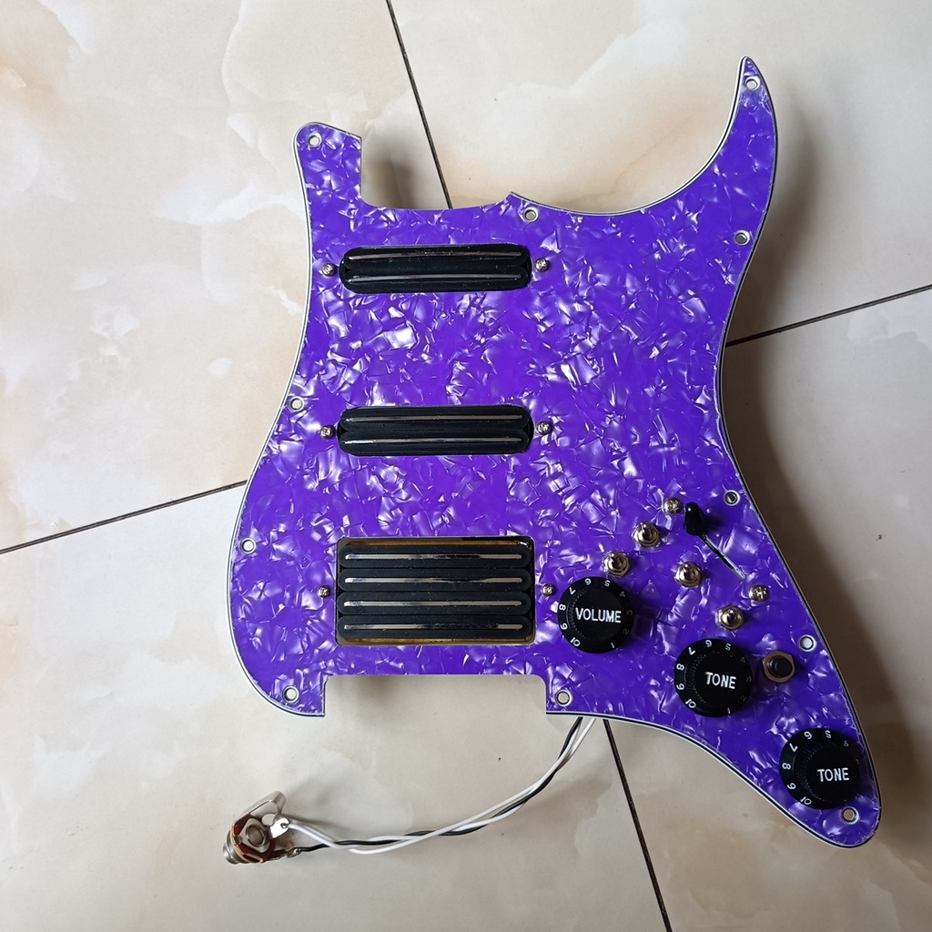 SSH Prewired Strat Pickguard Set Multifunction Switch Black Mini ...