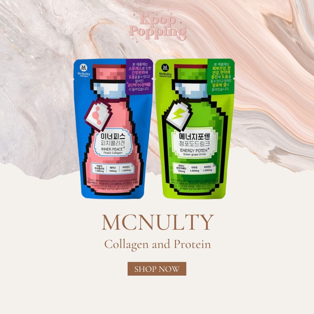 Mcnulty Korean Pouch Drink - Energy Poten and Collagen Juice Drink ...