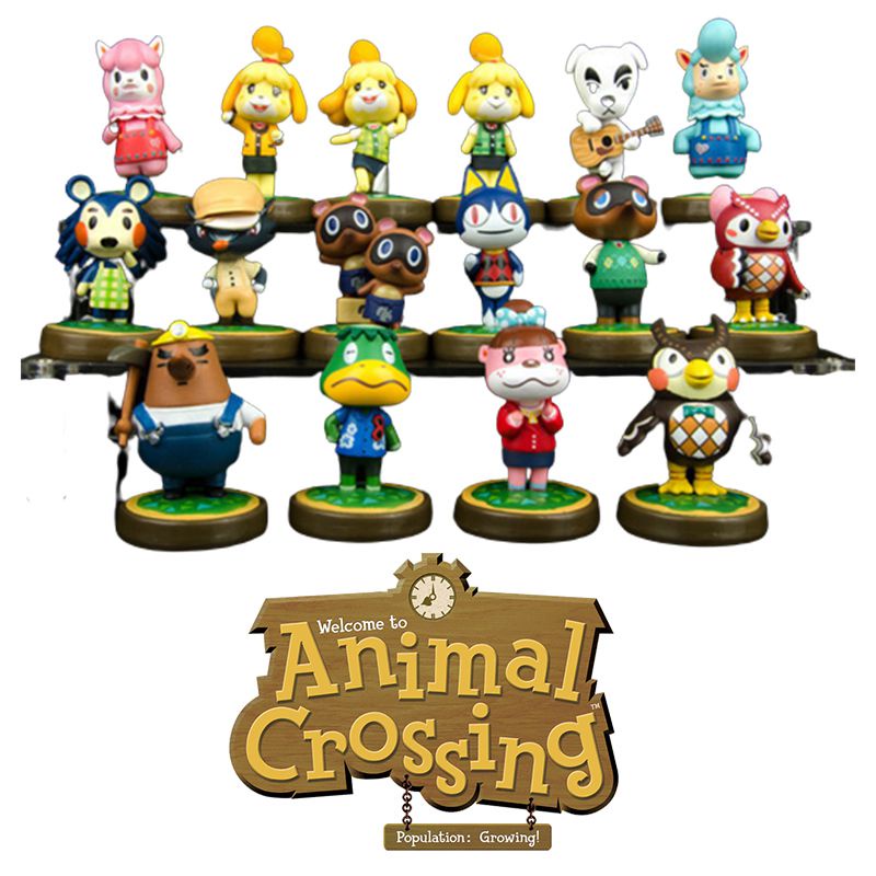 Animal Crossing Figure Toys Animal Model Doll Kids Birthday Gift ...