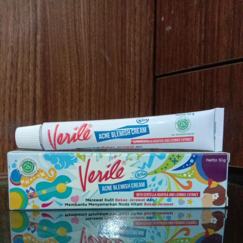 Verile acne blemish cream 10g - treats acne scar skin | Shopee Philippines