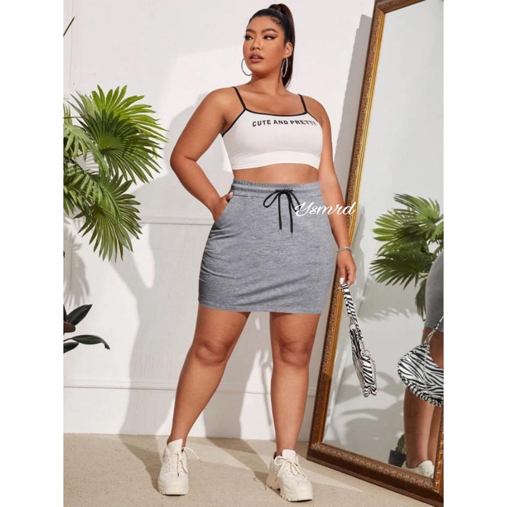 YSMRD PLUSSIZE SKIRT [KAMI] | Shopee Philippines