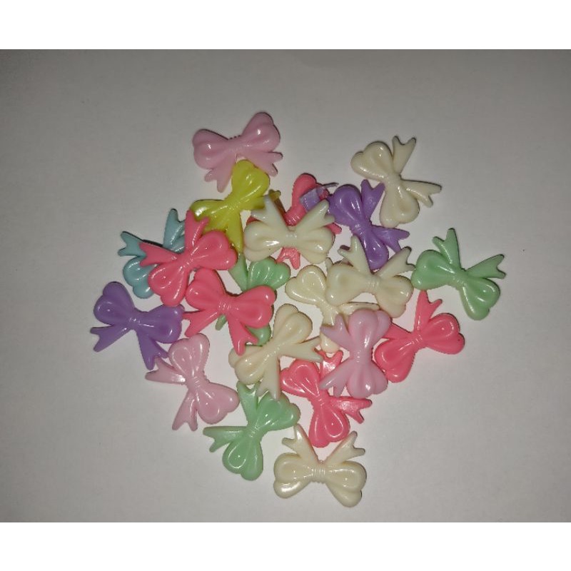 Assorted Color Ribbon Design Beads (50pcs) | Shopee Philippines