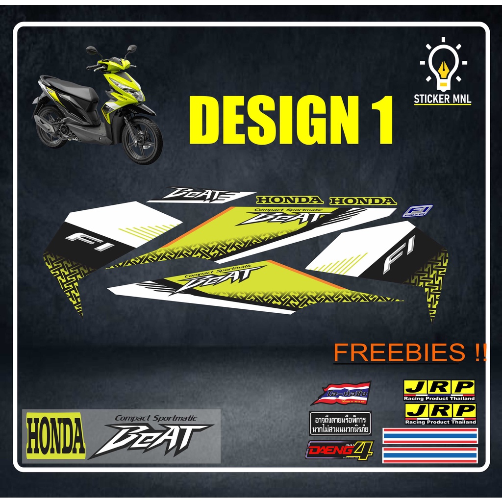 BEAT Fi LATEST DECALS | Shopee Philippines