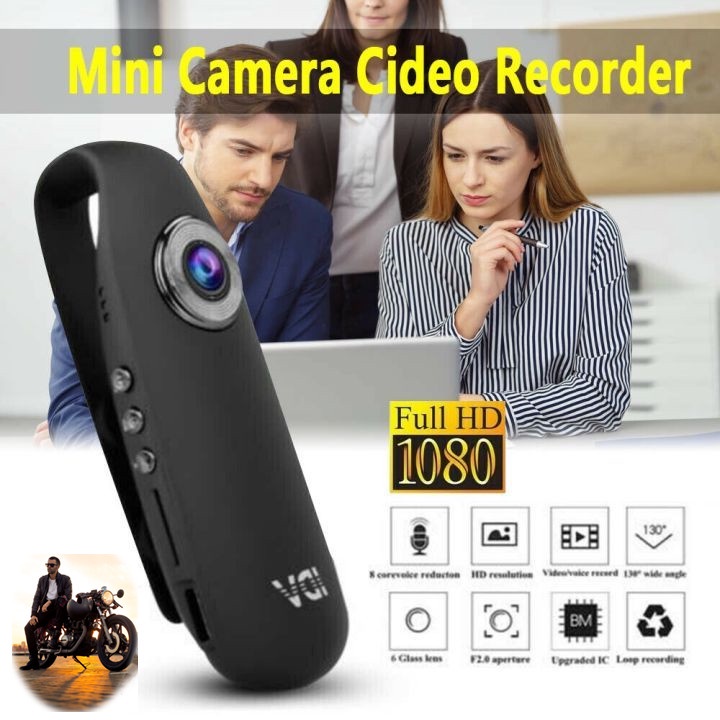 HD 1080P 130° Mini Camera motorcycle Dash Cam hidden camera Motion ...