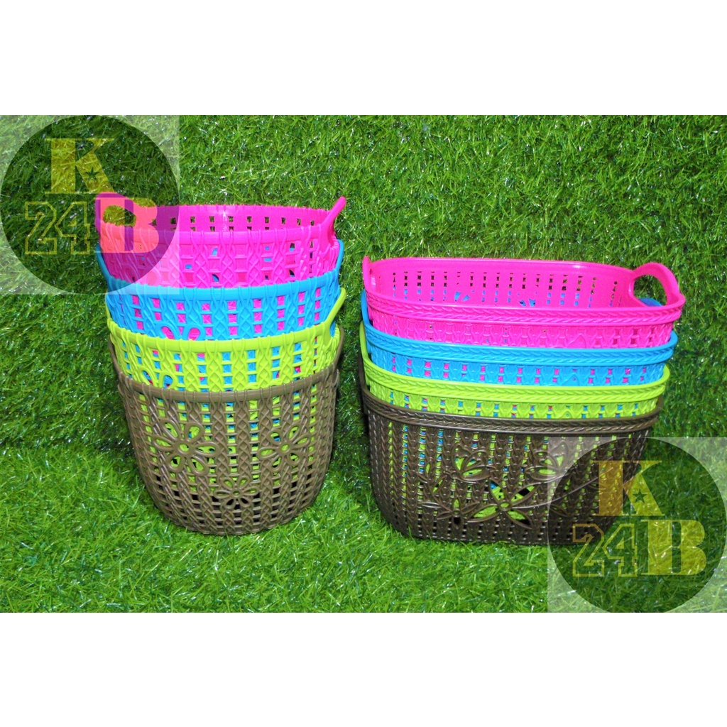 Uniglobal #1171 Rectangle/#1172 Rounded Small Knitted Basket (Choose ...