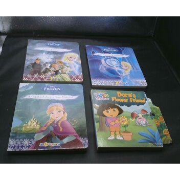 Used Dora & Frozen Disney Princess and Dora Board books story bedtime ...