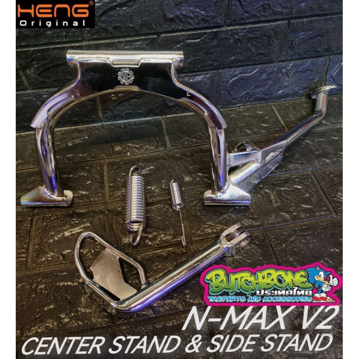 CENTER STAND AND SIDE STAND HENG ️N-MAX V1 ️N-MAX V2 ️AEROX V1 ️(GOLD ...