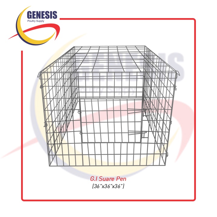 GALVANIZED SQUAREPEN ( HEAVY DUTY 8.8 KILOS) | Shopee Philippines