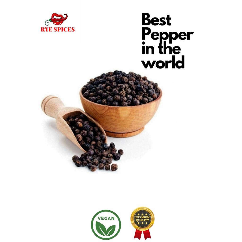 Sarawak Black Pepper/Lada Hitam Sarawak/Sarawak Black Peppercorns ...
