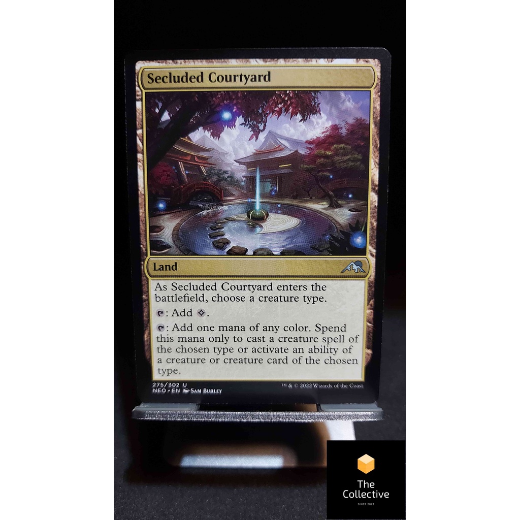 Magic the Gathering - MTG Card Game - Secluded Courtyard - NEO [LAND ...