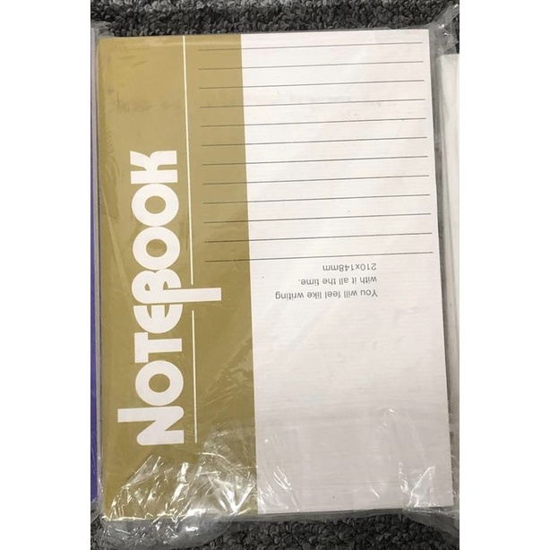 deli A5 Notebook 104sheets/68sheets/20sheets Lexicon Adhesive Bound ...