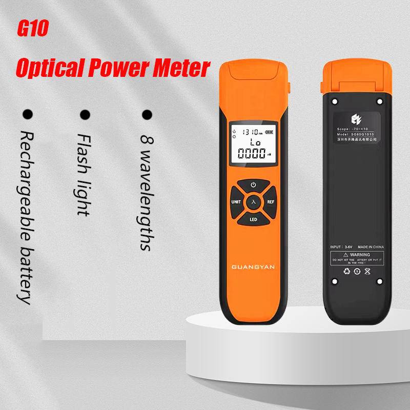Optical Power Meter G10 New High Precision Rechargeable Battery Fiber ...