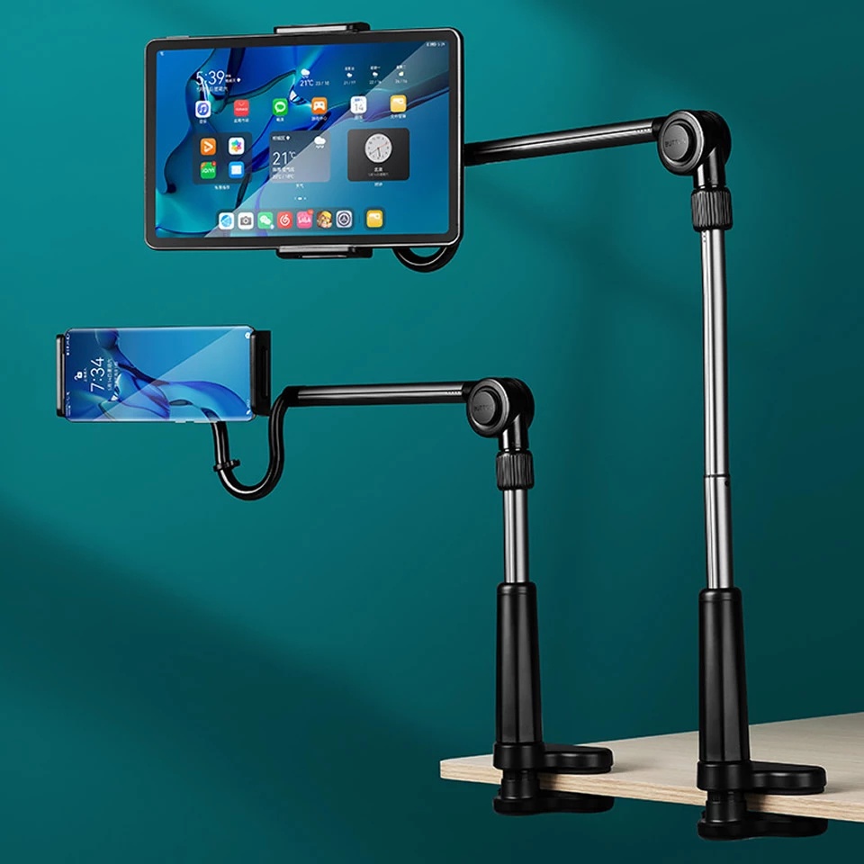 Universal Long Arm Tablet Stand Holder for iPad Pro Air Mini Galaxy Tab ...
