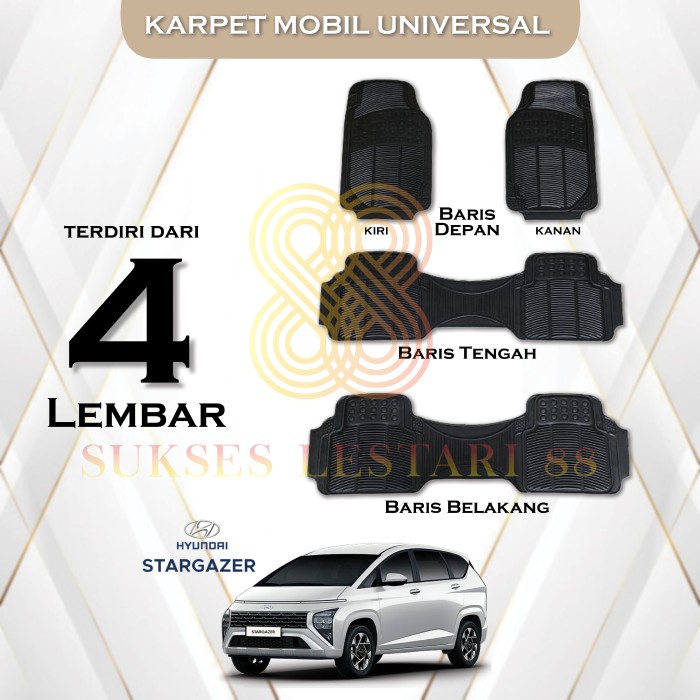 HYUNDAI Car Mat StargazerHYUNDAI - 1 ROW (FRONT) | Shopee Philippines