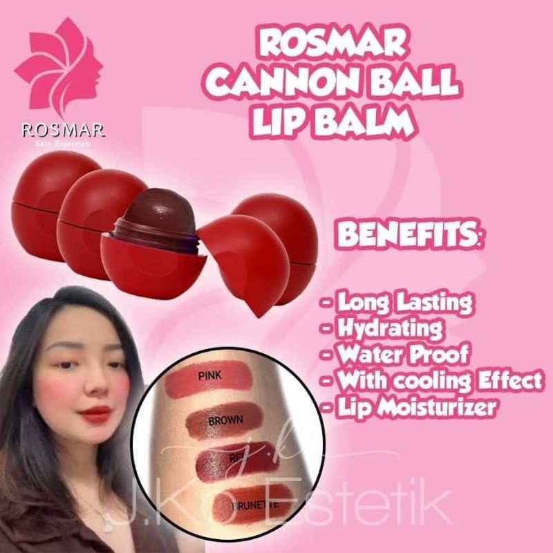 ROSMAR CANNON BALL LIP AND CHEEK TINT | Shopee Philippines