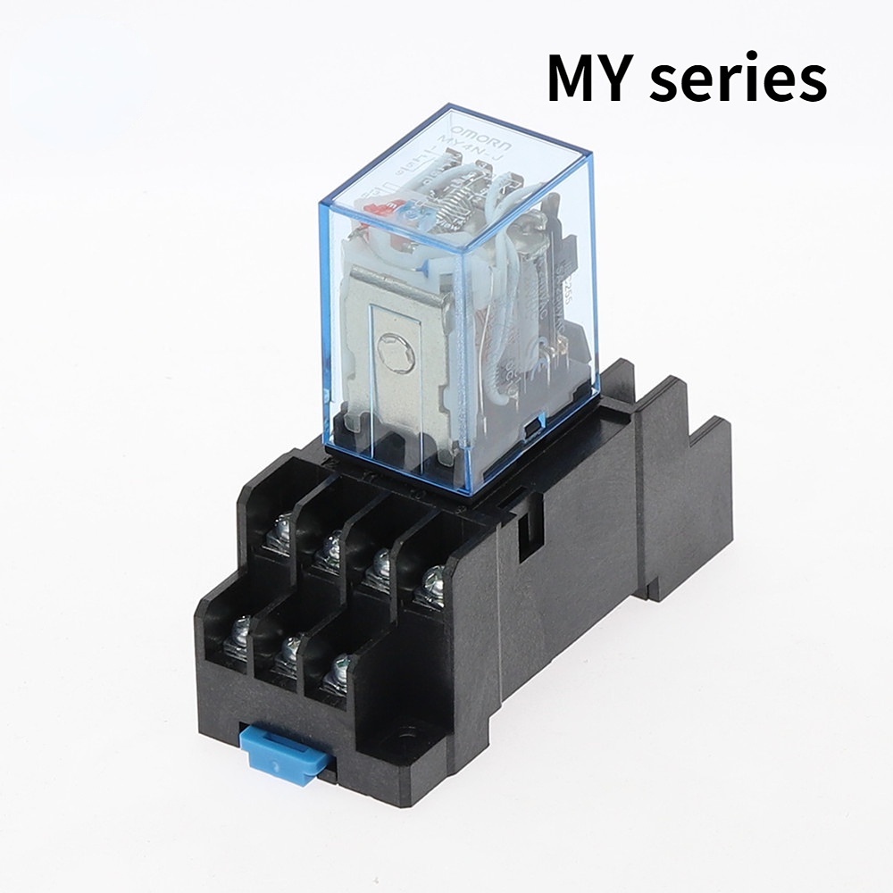 1 set of MY2/MY3/MY4 electronic miniature electromagnetic relay 5A coil ...