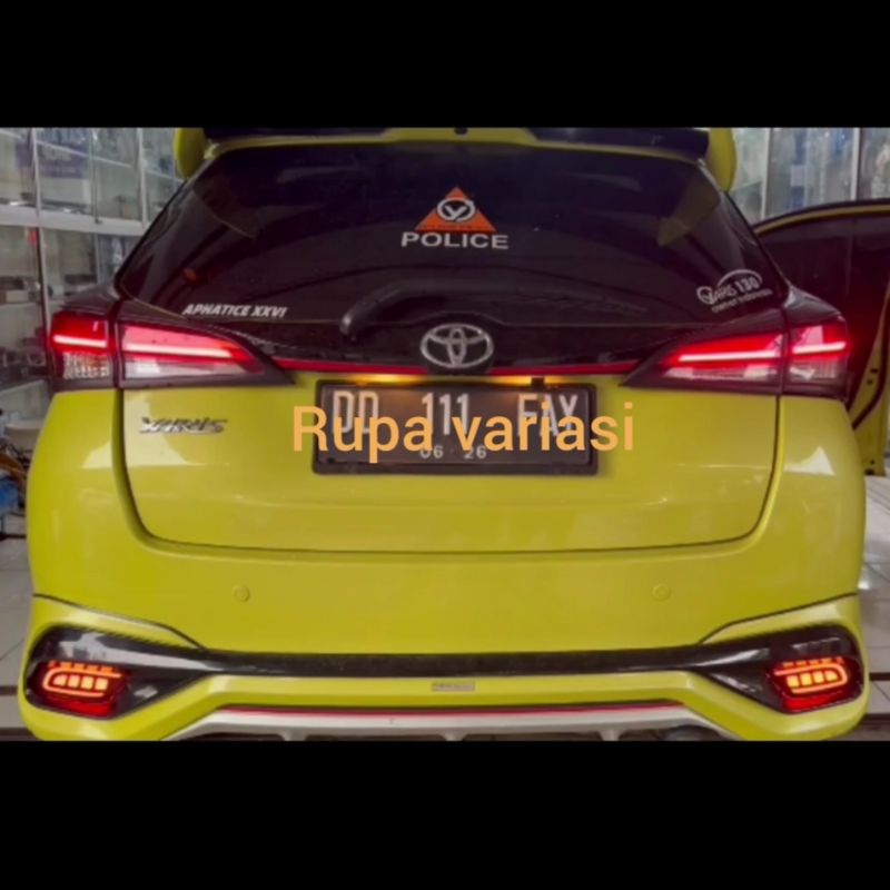 MATA Toyota all new yaris 2018 2019 2020 2021 2022 2022 2023 Car Rear ...
