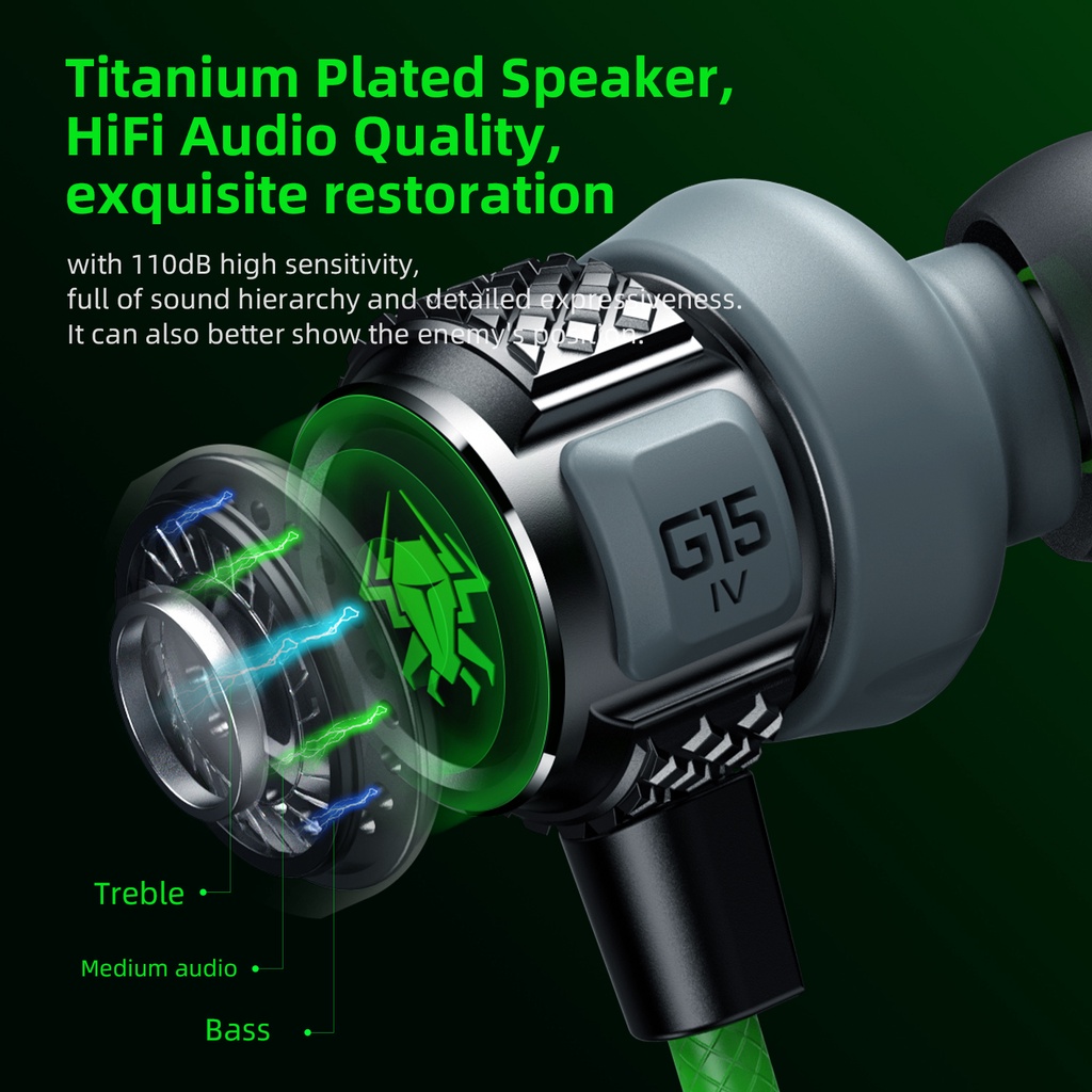 PLEXTONE G15 3.5mm In Ear Gaming Earphones | Shopee Philippines