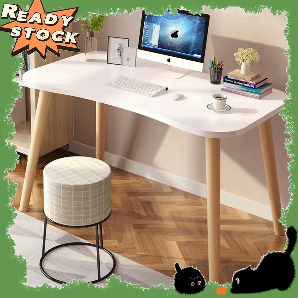 ☃️COD☃️100CM Study table Computer table Student Home Simple Modern ...