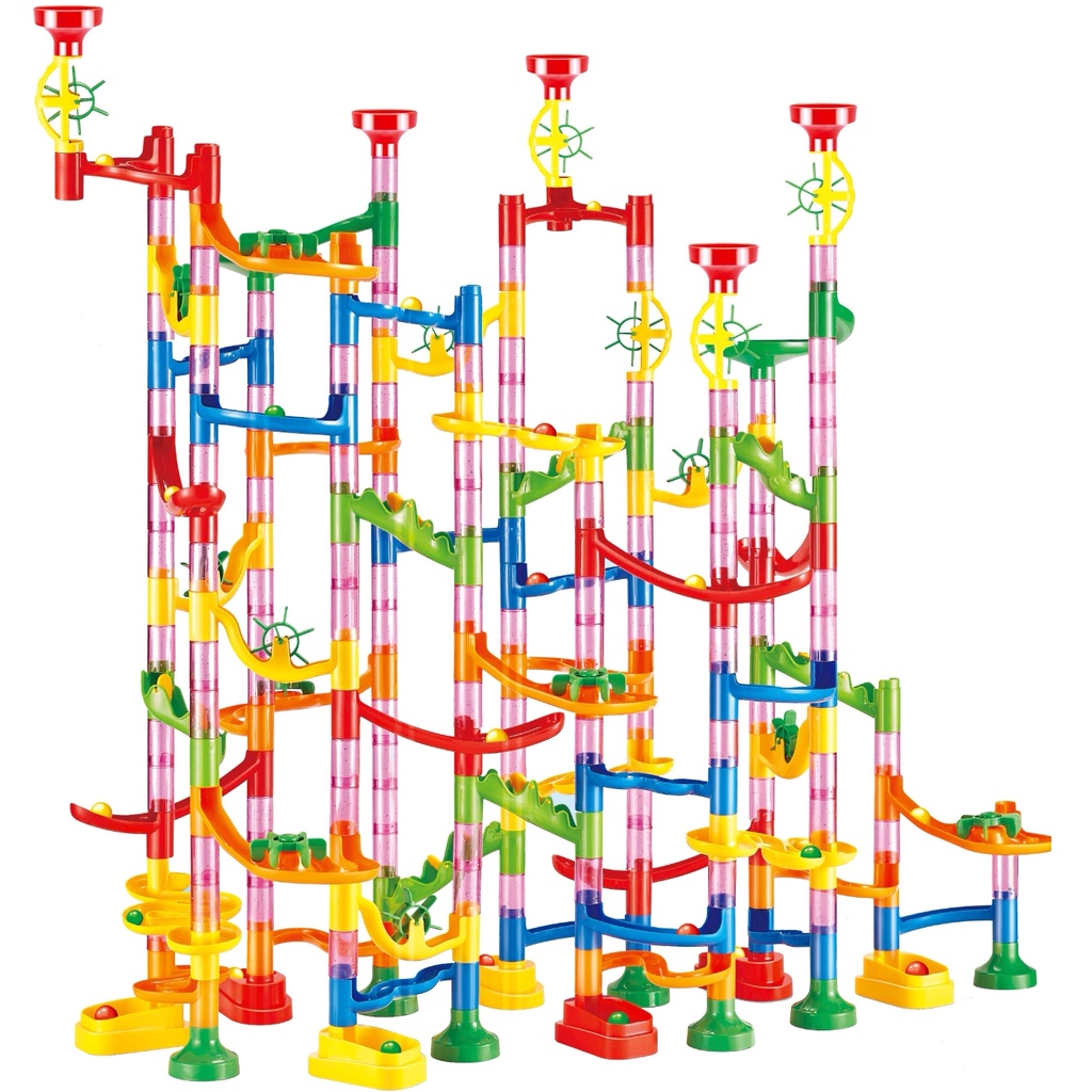 232 Pack Marble Running Race Kids Boys Building Construction | Shopee ...